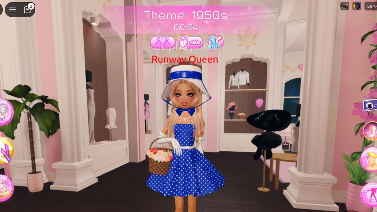 How to make the best 1950s Dress to Impress outfit in 7 steps