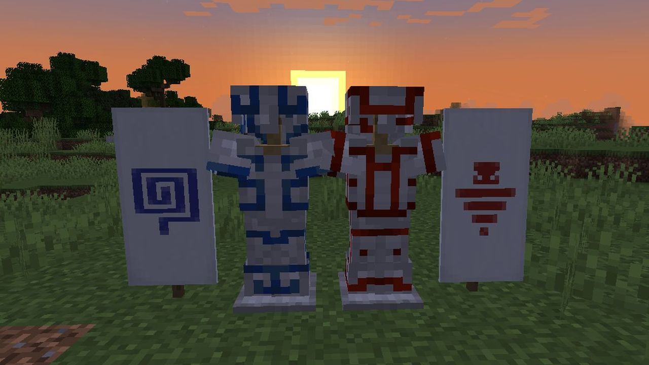 Minecraft banner recipe with all banner patterns