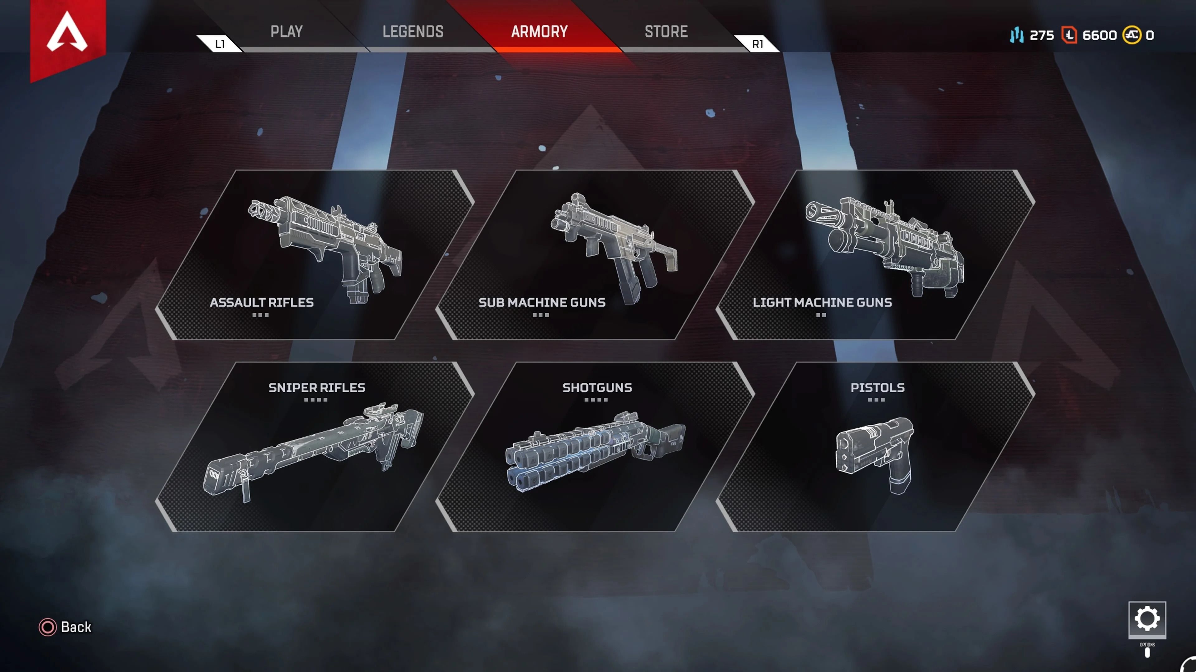 Apex Weapons