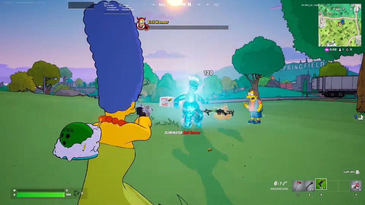 Fortnite Simpsons bosses: All locations, spawn points & loot