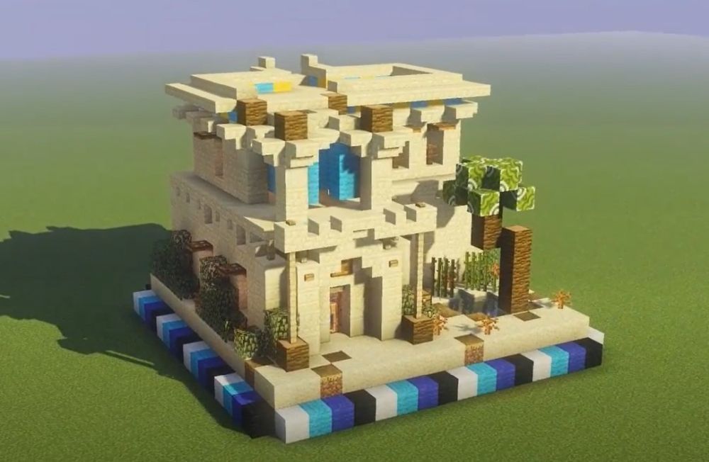 Minecraft Desert Villa